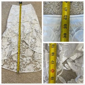 Boston Proper | Skirts | New Boston Proper Lace Ruffle Tiered Skirt ...